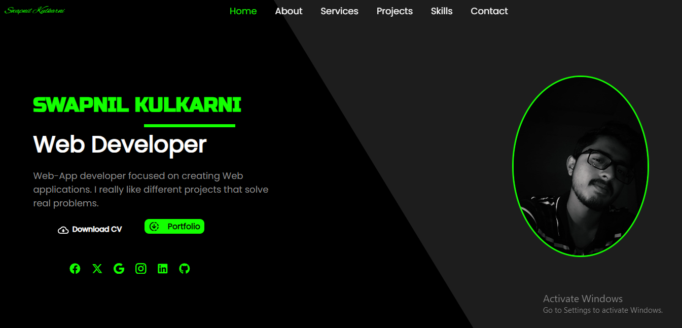 Swapnil Kulkarni's Portfolio